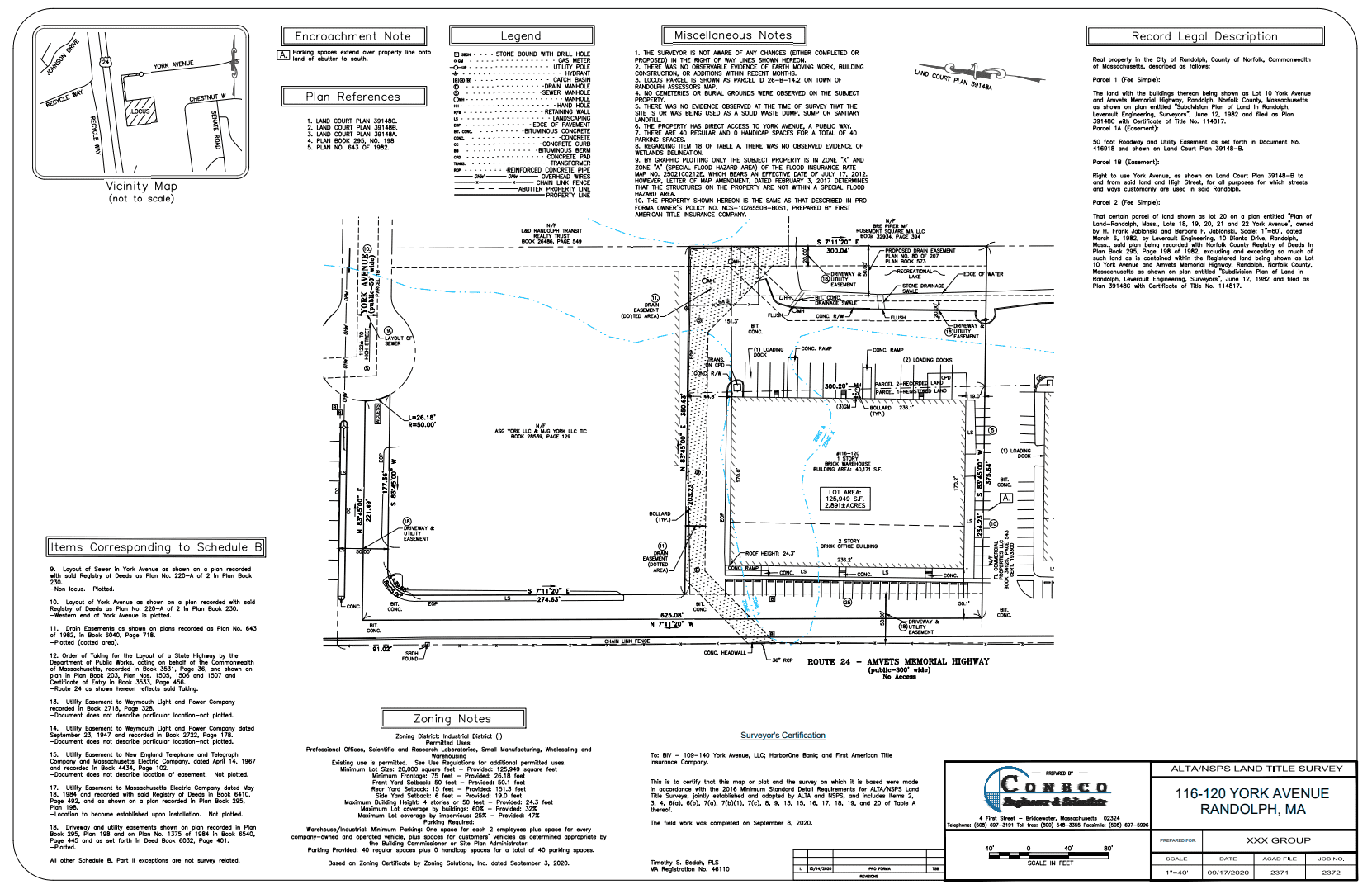 ALTA / NSPS Surveys - Coneco Engineers & Scientists ALTA / NSPS Surveys - Coneco Engineers & Scientists